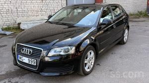 Черный Ауди А3 2009 в Рига, объемом двигателя 2.00 л и пробегом 269 тыс. км за 5100 €, фото  на AUTOMOTO.COM.LV