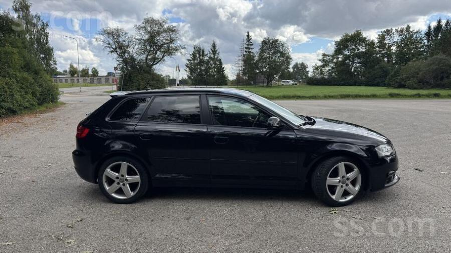 Black Audi A3 2009 in Tukums, with an engine capacity of 2.00 L and mileage of 320 thousand km for 5450 €, photo 5 on AUTOMOTO.COM.LV