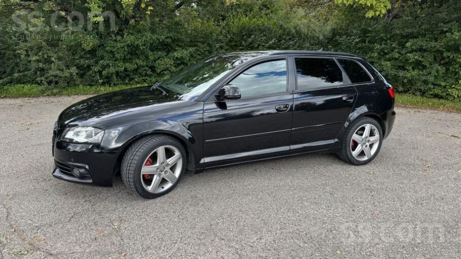 Black Audi A3 2009 in Tukums, with an engine capacity of 2.00 L and mileage of 320 thousand km for 5450 €, photo 6 on AUTOMOTO.COM.LV