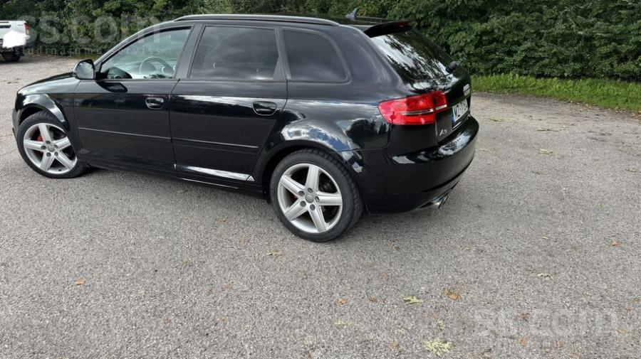 Black Audi A3 2009 in Tukums, with an engine capacity of 2.00 L and mileage of 320 thousand km for 5450 €, photo 9 on AUTOMOTO.COM.LV