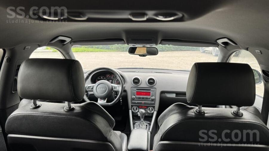 Black Audi A3 2009 in Tukums, with an engine capacity of 2.00 L and mileage of 320 thousand km for 5450 €, photo 18 on AUTOMOTO.COM.LV