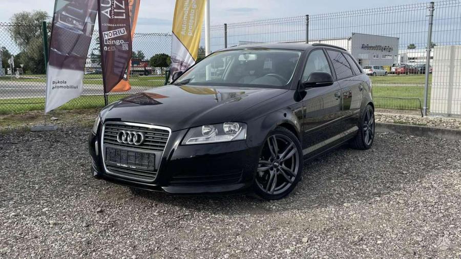 Black Audi A3 2009 in Marijampole, with an engine capacity of 1.39 L and mileage of 247 thousand km for 4690 €, photo 1 on AUTOMOTO.COM.LV