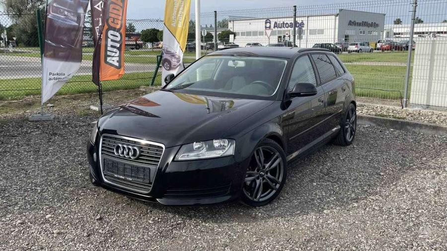 Black Audi A3 2009 in Marijampole, with an engine capacity of 1.39 L and mileage of 247 thousand km for 4690 €, photo 6 on AUTOMOTO.COM.LV