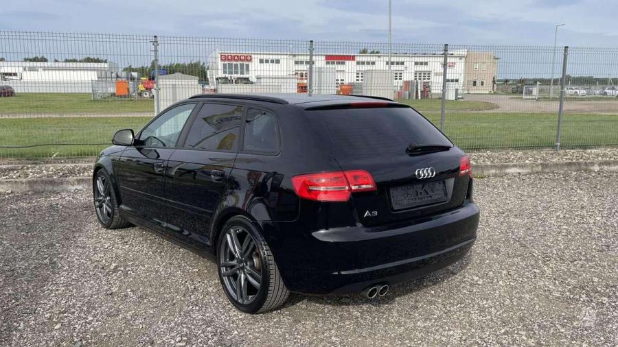 Black Audi A3 2009 in Marijampole, with an engine capacity of 1.39 L and mileage of 247 thousand km for 4690 €, photo 12 on AUTOMOTO.COM.LV