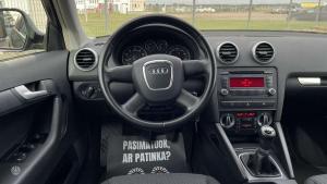 Black Audi A3 2009 in Marijampole, with an engine capacity of 1.39 L and mileage of 247 thousand km for 4690 €, photo 22 on AUTOMOTO.COM.LV