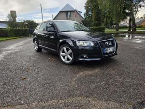 Black Audi A3 2009 in Ukmerge, with an engine capacity of 1.97 L and mileage of 385 thousand km for 3900 €, photo 4 on AUTOMOTO.COM.LV