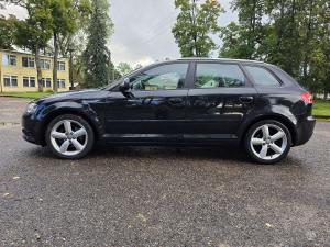 Black Audi A3 2009 in Ukmerge, with an engine capacity of 1.97 L and mileage of 385 thousand km for 3900 €, photo 8 on AUTOMOTO.COM.LV