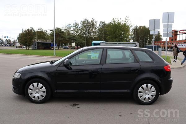 Черный Ауди А3 2009 в Рига, объемом двигателя 2.00 л и пробегом 0 тыс. км за 2290 €, фото 4 на AUTOMOTO.COM.LV