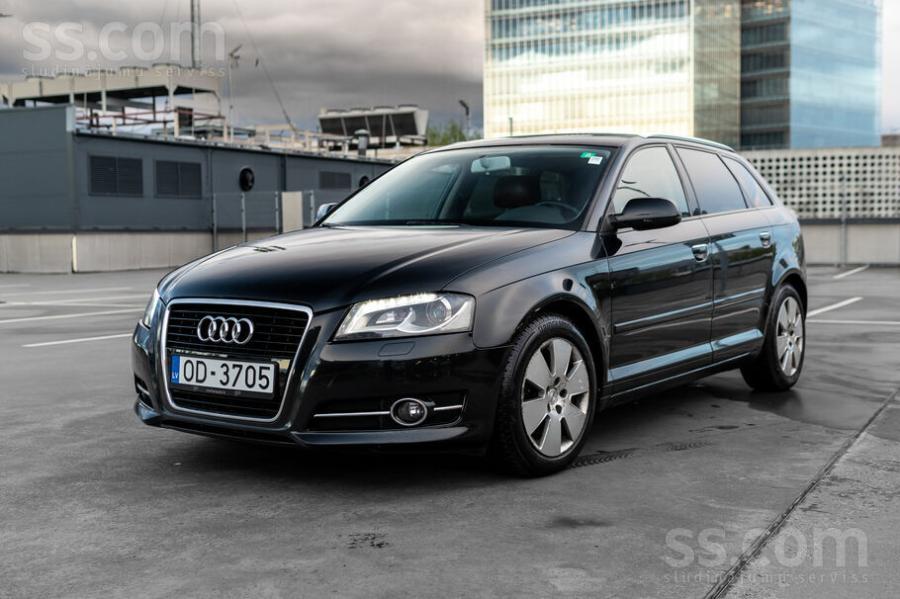 Black Audi A3 2010 in Riga, with an engine capacity of 1.80 L and mileage of 309 thousand km for 2250 €, photo 3 on AUTOMOTO.COM.LV
