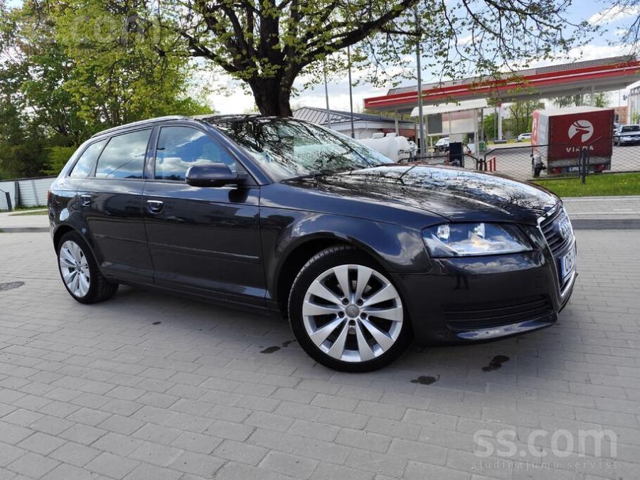 Black Audi A3 2010 in Rezekne, with an engine capacity of 1.60 L and mileage of 0 thousand km for 2200 €, photo 4 on AUTOMOTO.COM.LV