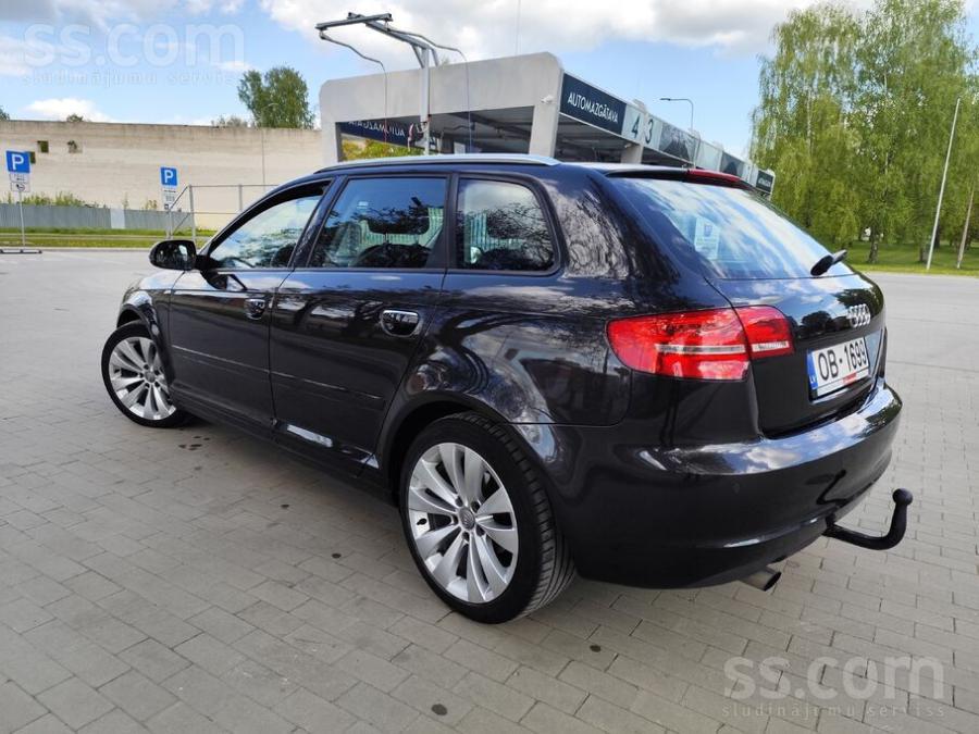 Black Audi A3 2010 in Rezekne, with an engine capacity of 1.60 L and mileage of 0 thousand km for 2200 €, photo 7 on AUTOMOTO.COM.LV