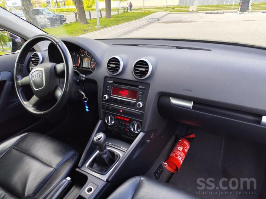 Black Audi A3 2010 in Rezekne, with an engine capacity of 1.60 L and mileage of 0 thousand km for 2200 €, photo 13 on AUTOMOTO.COM.LV
