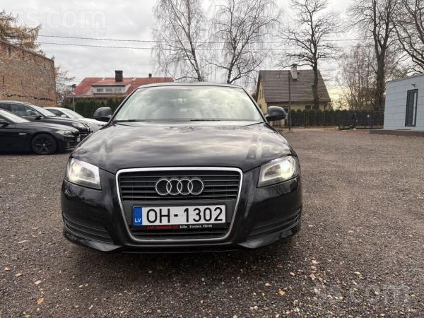 Black Audi A3 2010 in Riga, with an engine capacity of 1.40 L and mileage of 0 thousand km for 5800 €, photo 3 on AUTOMOTO.COM.LV