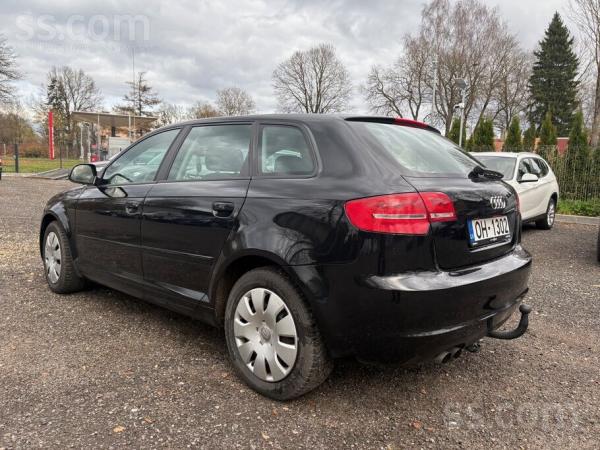 Black Audi A3 2010 in Riga, with an engine capacity of 1.40 L and mileage of 0 thousand km for 5800 €, photo 7 on AUTOMOTO.COM.LV