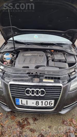 Black Audi A3 2010 in Riga, with an engine capacity of 1.60 L and mileage of 210 thousand km for 5300 €, photo 9 on AUTOMOTO.COM.LV