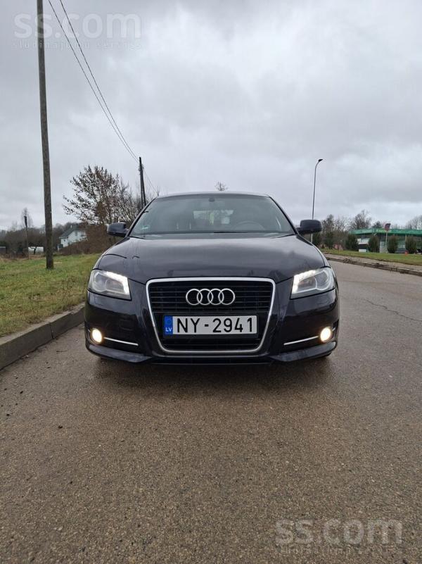 Black Audi A3 2010 in Rezekne, with an engine capacity of 1.60 L and mileage of 338 thousand km for 6000 €, photo 1 on AUTOMOTO.COM.LV