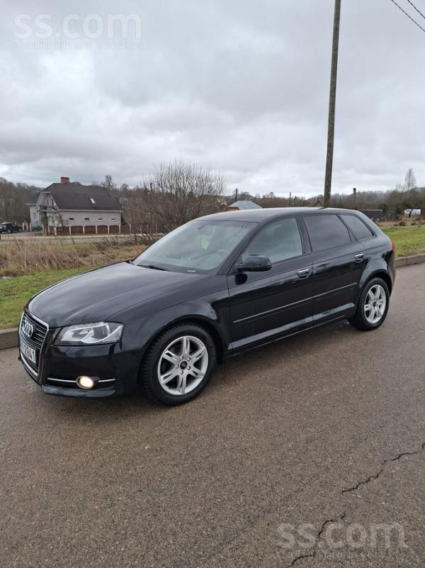 Black Audi A3 2010 in Rezekne, with an engine capacity of 1.60 L and mileage of 338 thousand km for 6000 €, photo 2 on AUTOMOTO.COM.LV