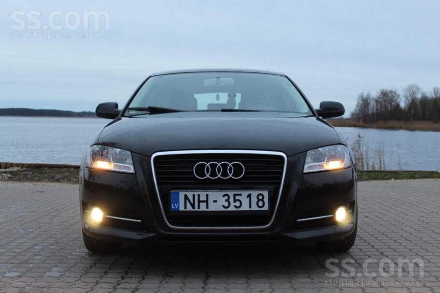 Black Audi A3 2010 in Riga, with an engine capacity of 1.40 L and mileage of 311 thousand km for 5300 €, photo 4 on AUTOMOTO.COM.LV