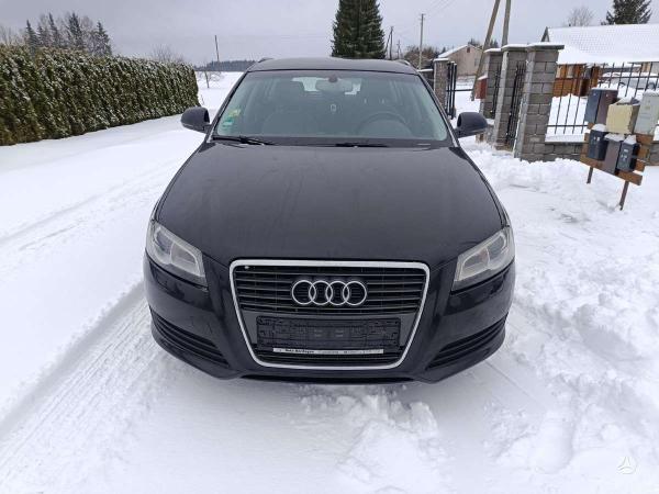 Black Audi A3 2010 in Rokiskis, with an engine capacity of 1.97 L and mileage of 269 thousand km for 4200 €, photo 1 on AUTOMOTO.COM.LV