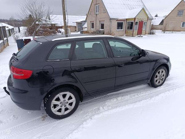 Black Audi A3 2010 in Rokiskis, with an engine capacity of 1.97 L and mileage of 269 thousand km for 4200 €, photo 2 on AUTOMOTO.COM.LV