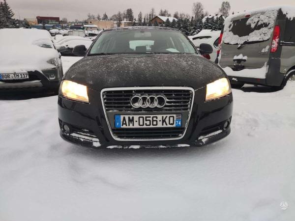 Black Audi A3 2010 in Utena, with an engine capacity of 1.97 L and mileage of 253 thousand km for 4600 €, photo 3 on AUTOMOTO.COM.LV