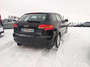 Black Audi A3 2010 in Utena, with an engine capacity of 1.97 L and mileage of 253 thousand km for 4600 €, photo 5 on AUTOMOTO.COM.LV
