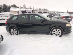 Black Audi A3 2010 in Utena, with an engine capacity of 1.97 L and mileage of 253 thousand km for 4600 €, photo 7 on AUTOMOTO.COM.LV