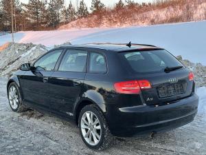 Black Audi A3 2010 in Utena, with an engine capacity of 1.60 L and mileage of 307 thousand km for 4550 €, photo 7 on AUTOMOTO.COM.LV