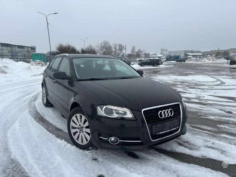Black Audi A3 2010 in Marijampole, with an engine capacity of 1.20 L and mileage of 213 thousand km for 2750 €, photo 1 on AUTOMOTO.COM.LV