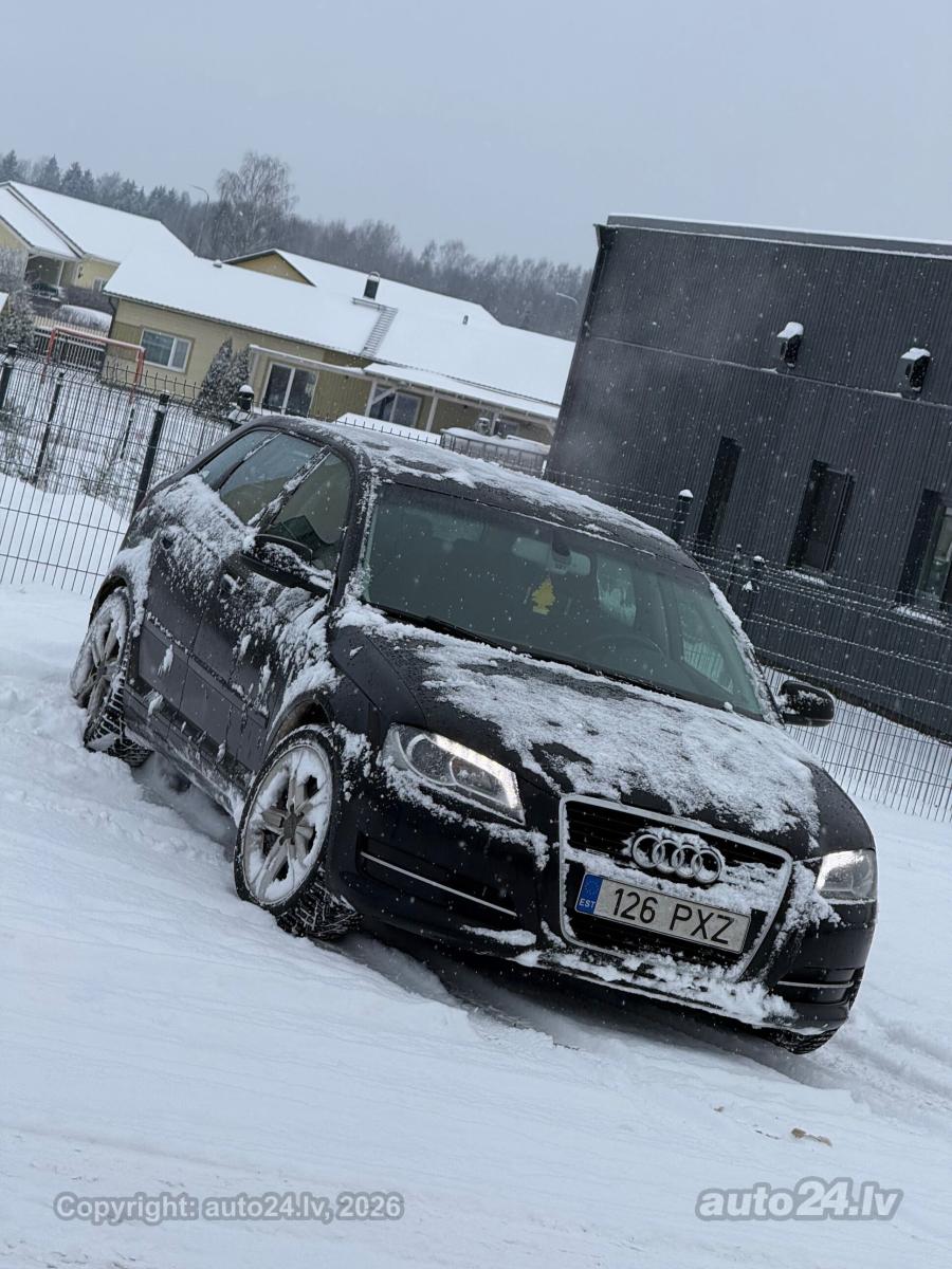 Black Audi A3 2010 in Tartu, with an engine capacity of 2.00 L and mileage of 300 thousand km for 7000 €, photo 6 on AUTOMOTO.COM.LV