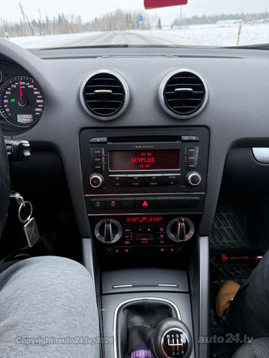 Black Audi A3 2010 in Tartu, with an engine capacity of 2.00 L and mileage of 300 thousand km for 7000 €, photo 7 on AUTOMOTO.COM.LV