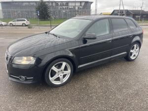 Melns Audi A3 2010 Kauņa, ar dzinēja tilpumu 1.60 L un nobraukumu 257 tūkst. km par 4500 €, foto  vietnē AUTOMOTO.COM.LV