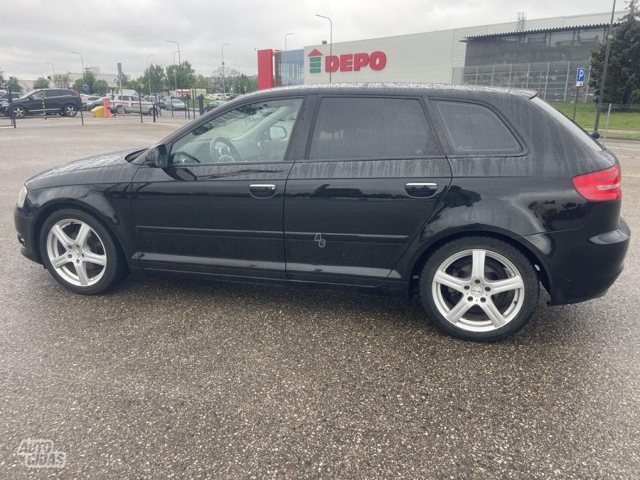 Melns Audi A3 2010 Kauņa, ar dzinēja tilpumu 1.60 L un nobraukumu 257 tūkst. km par 4500 €, foto 3 vietnē AUTOMOTO.COM.LV