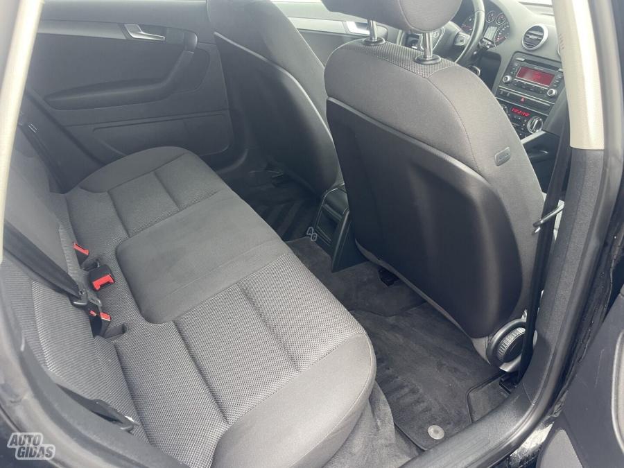Melns Audi A3 2010 Kauņa, ar dzinēja tilpumu 1.60 L un nobraukumu 257 tūkst. km par 4500 €, foto 23 vietnē AUTOMOTO.COM.LV