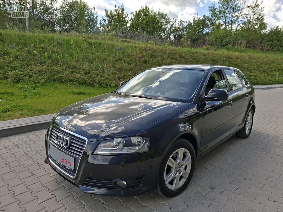 Black Audi A3 2010 in Vilnius, with an engine capacity of 1.40 L and mileage of 216 thousand km for 5350 €, photo 3 on AUTOMOTO.COM.LV