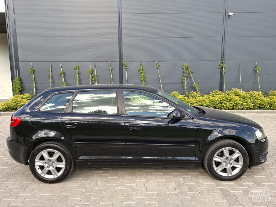 Black Audi A3 2010 in Vilnius, with an engine capacity of 1.40 L and mileage of 216 thousand km for 5350 €, photo 6 on AUTOMOTO.COM.LV