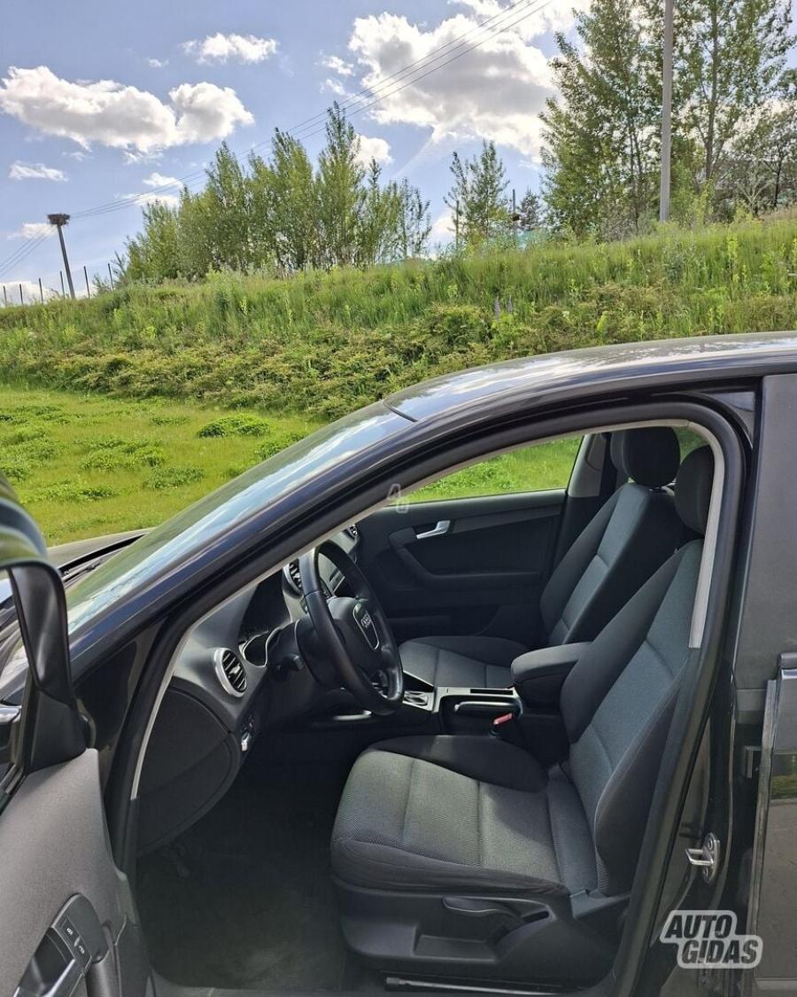 Black Audi A3 2010 in Vilnius, with an engine capacity of 1.40 L and mileage of 216 thousand km for 5350 €, photo 8 on AUTOMOTO.COM.LV