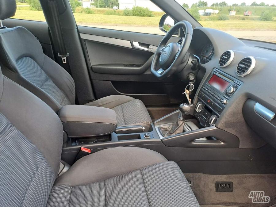 Melns Audi A3 2010 Telšiai, ar dzinēja tilpumu 1.60 L un nobraukumu 333 tūkst. km par 4150 €, foto 11 vietnē AUTOMOTO.COM.LV