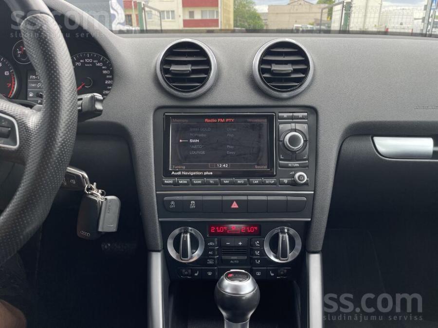 Черный Ауди А3 2010 в Талси, объемом двигателя 1.40 л и пробегом 135 тыс. км за 5450 €, фото 19 на AUTOMOTO.COM.LV