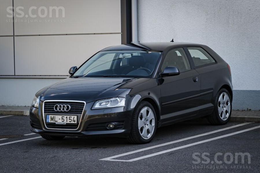 Black Audi A3 2010 in Riga, with an engine capacity of 2.00 L and mileage of 287 thousand km for 4550 €, photo 1 on AUTOMOTO.COM.LV