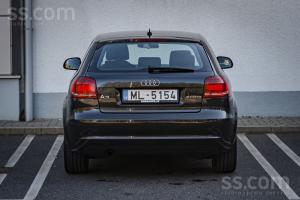 Black Audi A3 2010 in Riga, with an engine capacity of 2.00 L and mileage of 287 thousand km for 4550 €, photo 6 on AUTOMOTO.COM.LV