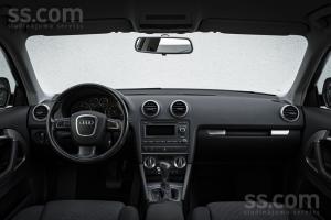 Black Audi A3 2010 in Riga, with an engine capacity of 2.00 L and mileage of 287 thousand km for 4550 €, photo 14 on AUTOMOTO.COM.LV