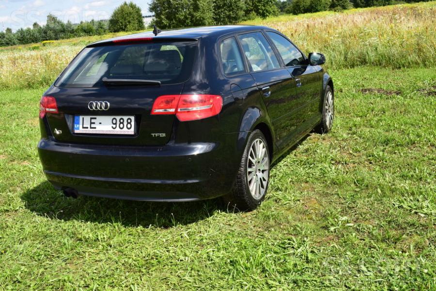 Melns Audi A3 2010 Ogre, ar dzinēja tilpumu 1.80 L un nobraukumu 199 tūkst. km par 5300 €, foto 4 vietnē AUTOMOTO.COM.LV