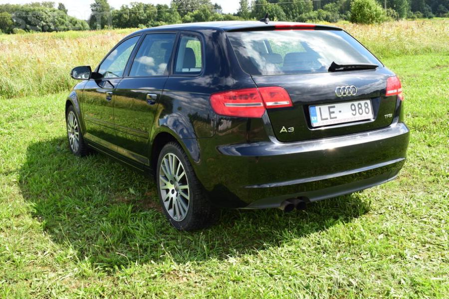 Melns Audi A3 2010 Ogre, ar dzinēja tilpumu 1.80 L un nobraukumu 199 tūkst. km par 5300 €, foto 5 vietnē AUTOMOTO.COM.LV