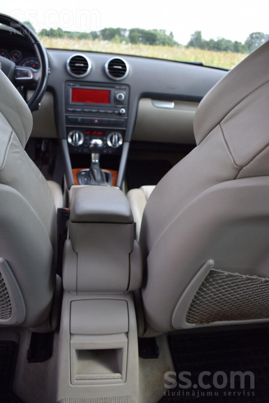 Melns Audi A3 2010 Ogre, ar dzinēja tilpumu 1.80 L un nobraukumu 199 tūkst. km par 5300 €, foto 14 vietnē AUTOMOTO.COM.LV