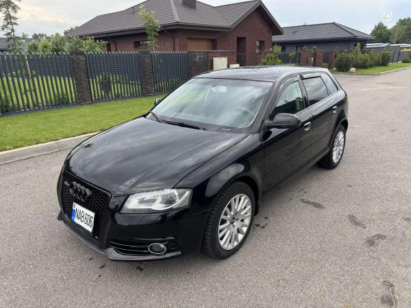 Melns Audi A3 2010 Kauņa, ar dzinēja tilpumu 1.60 L un nobraukumu 370 tūkst. km par 4850 €, foto 1 vietnē AUTOMOTO.COM.LV