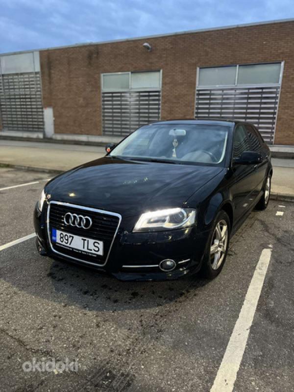 Black Audi A3 2010 in Narva, with an engine capacity of 1.60 L and mileage of 363 thousand km for 4200 €, photo 1 on AUTOMOTO.COM.LV