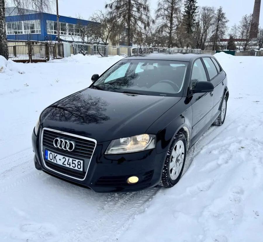 Melns Audi A3 2010 Rēzekne, ar dzinēja tilpumu 1.60 L un nobraukumu 272 tūkst. km par 4200 €, foto 1 vietnē AUTOMOTO.COM.LV