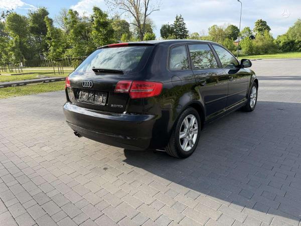 Black Audi A3 2010 in Kaunas, with an engine capacity of 2.00 L and mileage of 275 thousand km for 3550 €, photo 8 on AUTOMOTO.COM.LV