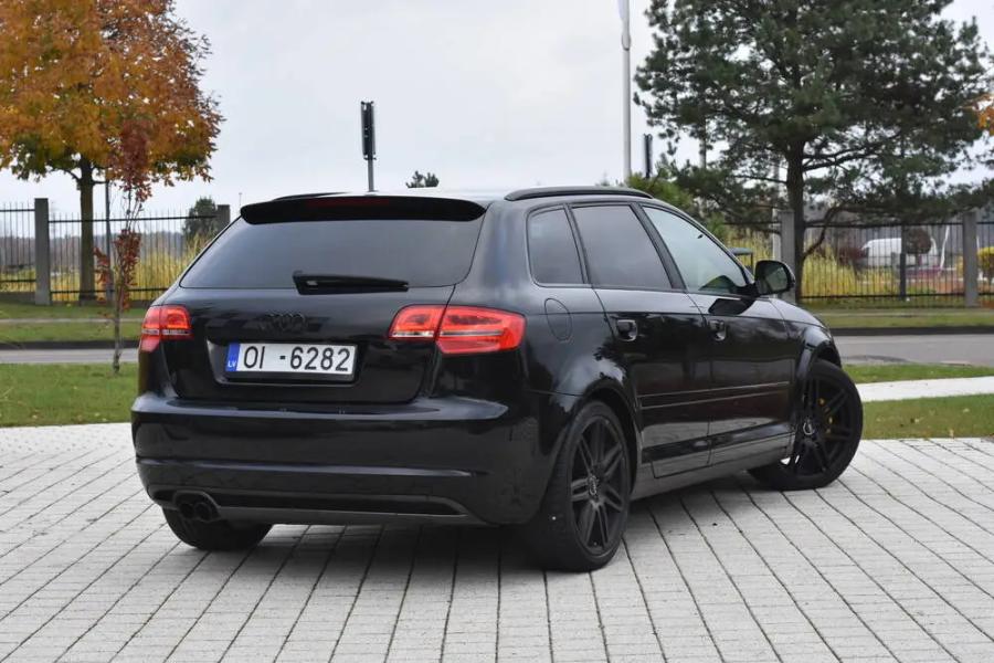 Black Audi A3 2010 in Marupe, with an engine capacity of 2.00 L and mileage of 191 thousand km for 4550 €, photo 5 on AUTOMOTO.COM.LV